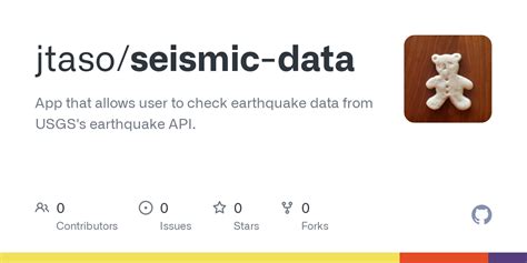 Github Jtaso Seismic Data App That Allows User To Check Earthquake Data From Usgs S