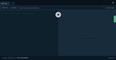Initializing A Server Codesandbox