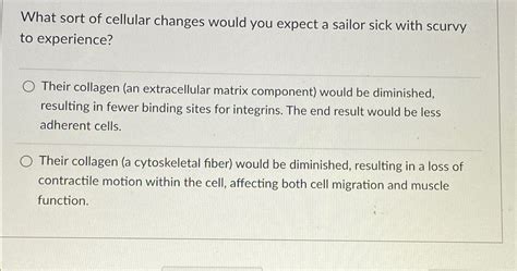 What sort of cellular changes would you expect a | Chegg.com