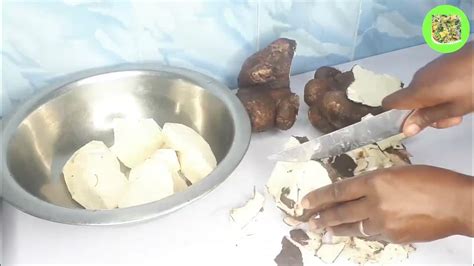 Learn How To Peel And Cook White Yam Easily Youtube