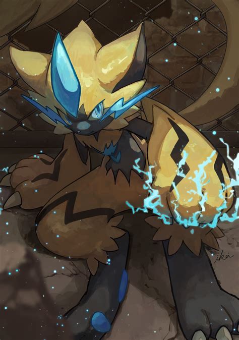 Zeraora Pokemon Drawn By Ikei Danbooru