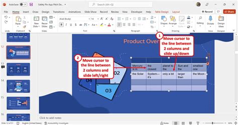 How To Adjust Table Column Width In Powerpoint Design Talk