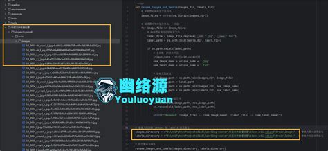 Python批量修改yolo数据集图片和标签名称为uuid 幽络源教程