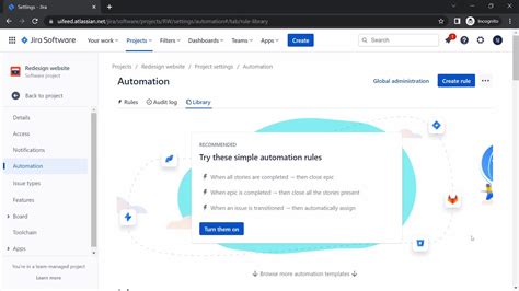 Creating An Automation Workflow On Jira Desktop Examples Page Flows