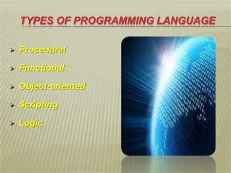 programming language pptx programming languages computing