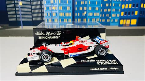 Model 143 Formule F1 Toyota Schumacher 2006 Minichamps Limited Aukro