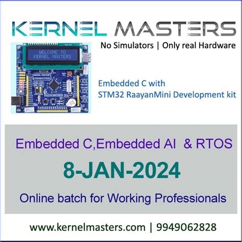 Kernel Masters On Linkedin Embedded Cembedded Ai And Rtos Developer