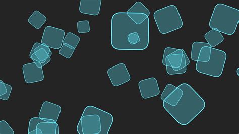 Premium 스톡 영상 모션 및 비행 기하학적 파란색 사각형 추상적 인 배경