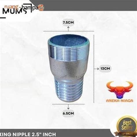 Jual Promo An King Nipple 2 12 Inch Nepel Selang Galvanis Sambungan