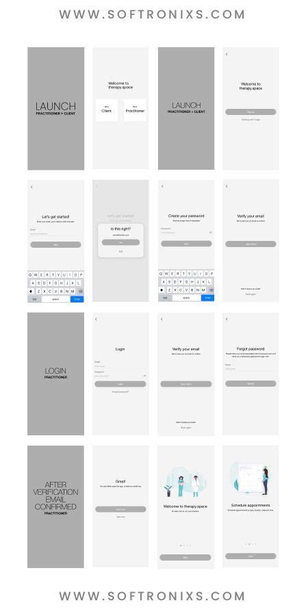 Mobile Application Ui Ux Design For Therapy Space Ux Design Ui Ux Ui Ux Design