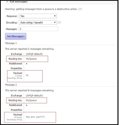 Rabbitmq Why Can T You Look At Messages In The Rabbit Queue Stack Overflow