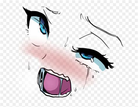 Создать мем "ahegao без фона, ахегао глаза для фотошопа, ахегао ...