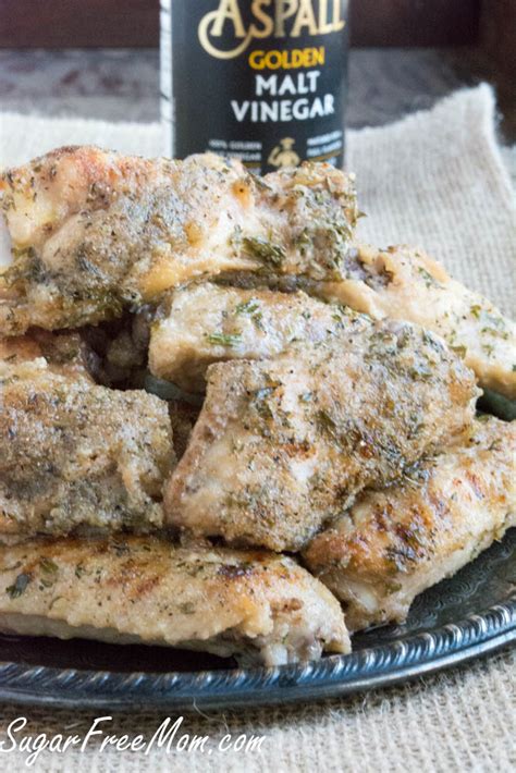 Keto Salt And Vinegar Wings Oven Or Air Fryer Sugar Free Mom
