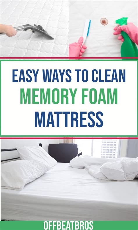 How Can You Clean A Memory Foam Mattress At Arthur Kline Blog