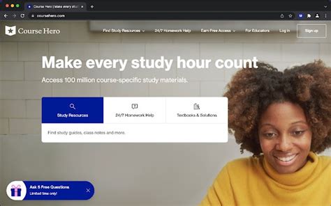 course hero chrome瀏覽器擴充功能