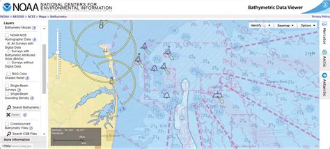 Noaa Bathymetric Data Viewer A Transition To Electronic Navigation