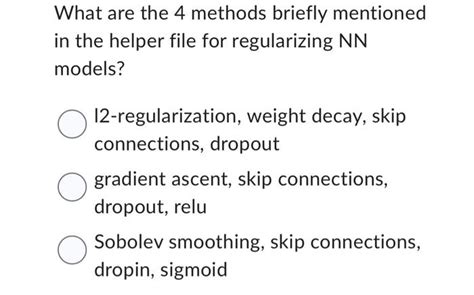 solved what are the 4 methods briefly mentioned in the
