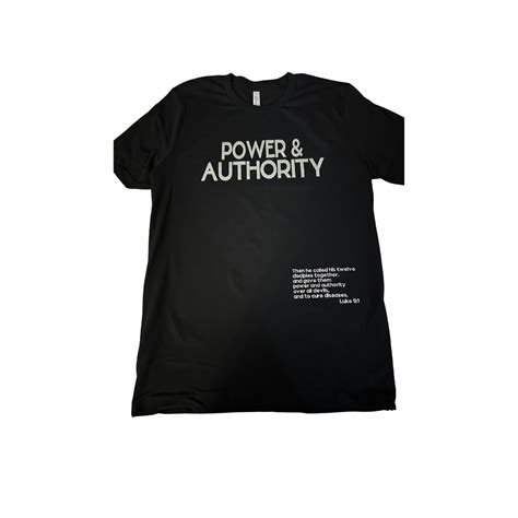 Power And Authority T Shirt Sokoni Marketplace