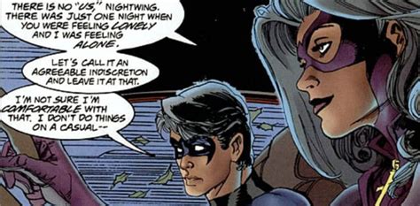 Comic Excerpt Dick Graysons Attitude Towards Sex And Romance R