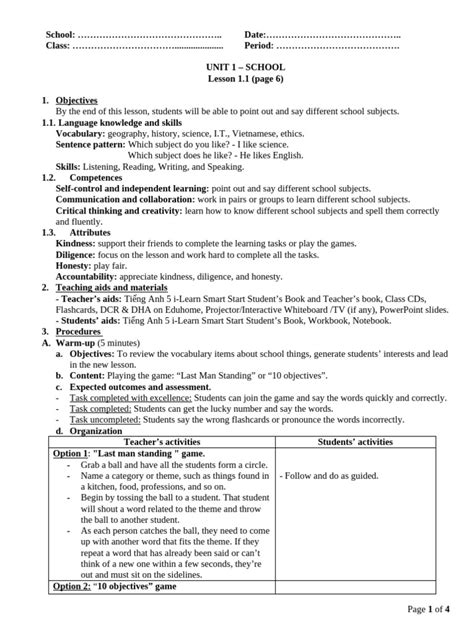Unit 1 Lesson 11 Page 6 Pdf