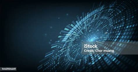 3d 원형 디지털 배경 추상적인에 대한 스톡 벡터 아트 및 기타 이미지 추상적인 혁신 개념 테크놀로지 Istock