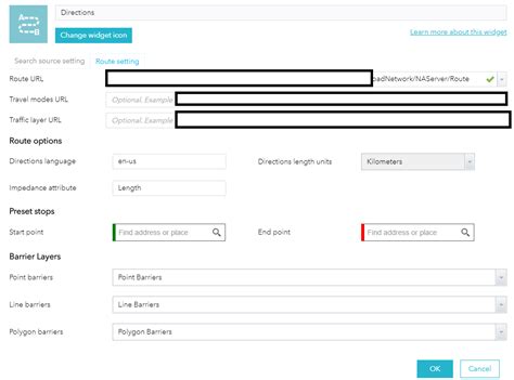 Arcgis Portal Using Esri Web Appbuilder Directions Widgets