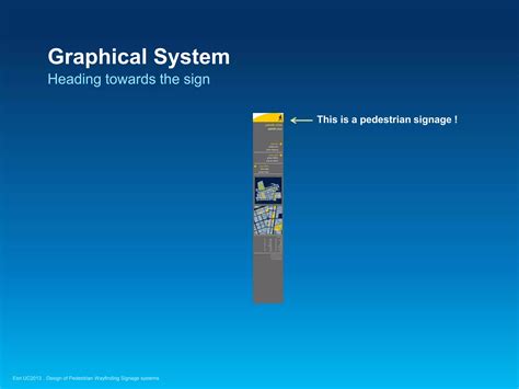 Design Of Pedestrian Wayfinding Signage Systems Ppt