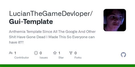 GitHub LucianTheGameDevloper Gui Template Anthemia Template Since All The Google And Other