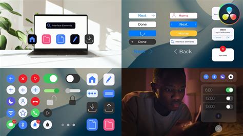 Interface Elements Davinci Resolve Creative Market