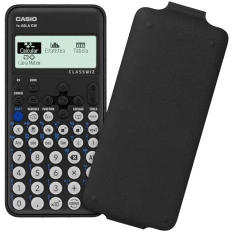 Calculadora Científica Classwiz Com 4 Aplicativos Preta Fx 82lacw W4 Dt