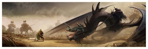 Pablo Olivera Eowyn Vs The Nazgul Art Print Variant Bottleneck Art