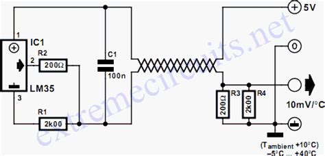 Two Wire Temperature Sensor Circuit Diagram
