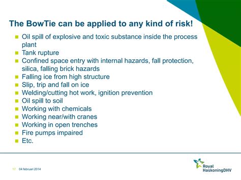 Bow Tie Methodology For Operational Safety And Risk Management Pptx