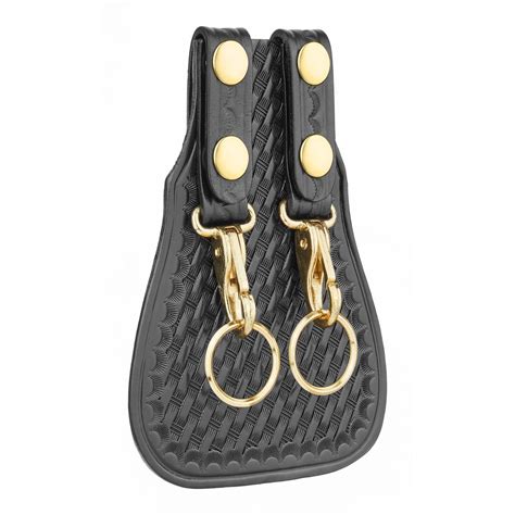 Basketweave Leather Double Key Scabbard 4921 Dutyman® Dutyman® Inc