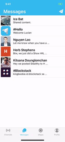 Github Pharaohs Web Messenger Protocol Ios Android App With Dapp Integrations E E Chat