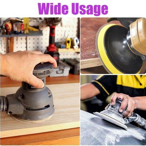 50 팩 6 인치 샌딩 디스크 후크 및 루프 60 10000 그릿 샌드페이퍼 150 Mm 알루미늄 산화물 습식 건식 자동차 연마 페인트 마감 연마 도구