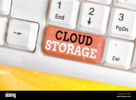 Text Sign Showing Cloud Storage Business Photo Showcasing Computing