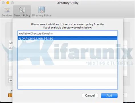 configure openldap authentication on macos x
