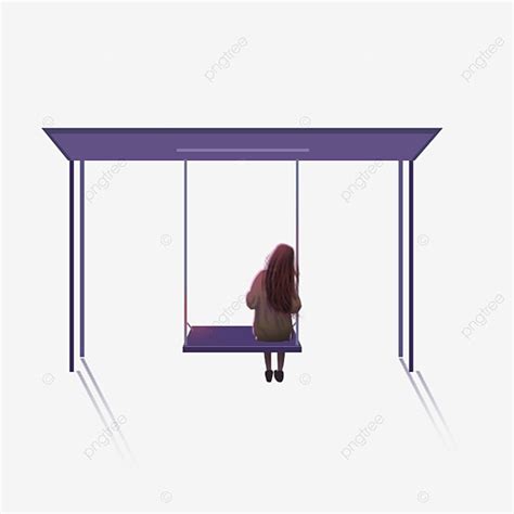 손 으로 그 네 를 타 는 여자 의 인물 일러스트 요 소 그리다 귀여운 바람 아름다움 Png 요소 Png 일러스트 및 Psd 이미지 무료 다운로드 Pngtree