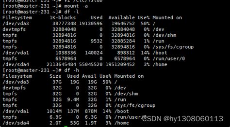 linux磁盘分区与挂载 csdn博客