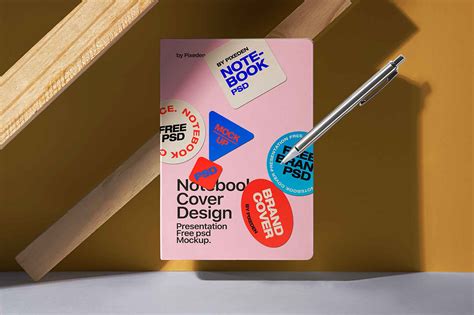Notebook Cover Mockup Psd