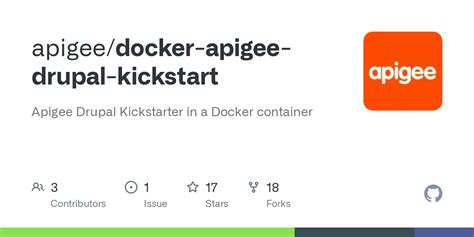 Github Apigee Docker Apigee Drupal Kickstart Apigee Drupal Kickstarter In A Docker Container