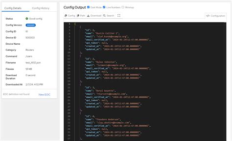 rconfig api collections