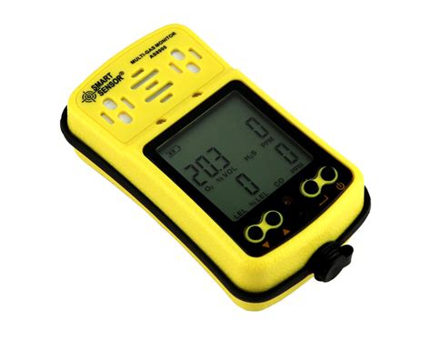 Multi Gas Monitor Handheld Gas Detector Oxygen O2 H2s Carbon Monoxide Co Combustible Gas 4 In 1