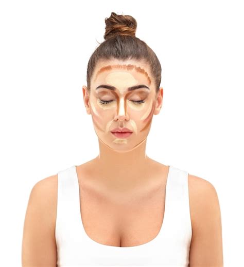Premium Photo Contouring Make Up Woman Face Contour And Highlight Makeup
