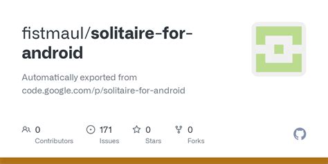 Github Fistmaulsolitaire For Android Automatically Exported From