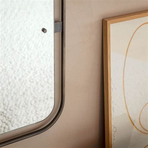 Audo Cph Ex Menu Nimbus Mirror Rectangular Bronzed Brass Rectangular Mirror Rectangle