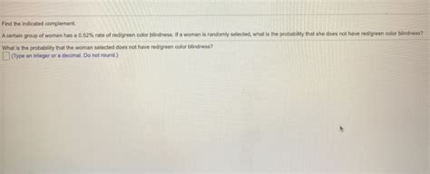 Solved Find The Indicated Complement A Certain Group Of