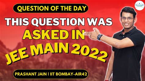 Pattern Based Recurrence Relation In Jee Advanced 2024 Qotd Prashant Jain Olympiad Corner