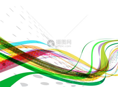 含有文本空格的抽象色彩化波浪插画图片下载 正版图片402201933 摄图网